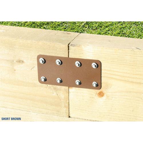 Flat Sleeper Joining Brackets | Heavy Duty Steel | 2 Sizes