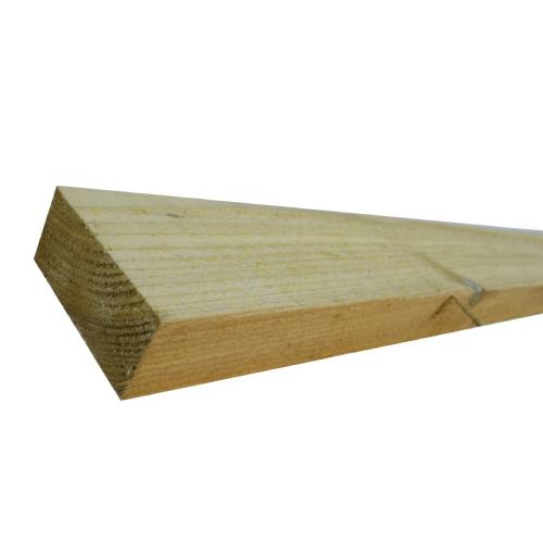 3.6m Treated Timber Motorway Rails For Feather Edge Fencing