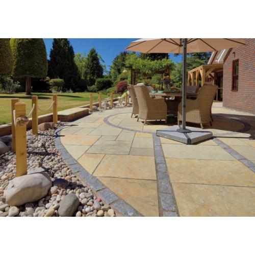 Pavestone Abbey Golden Limestone 15m2 Patio Paving Pack