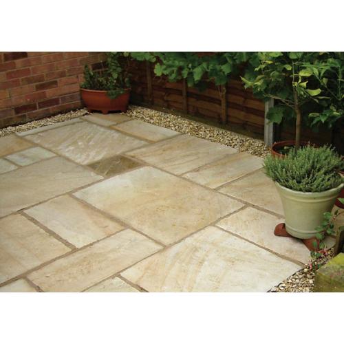 Pavestone Sandstone Tudor Antique Deanery 15m2 Patio Pack