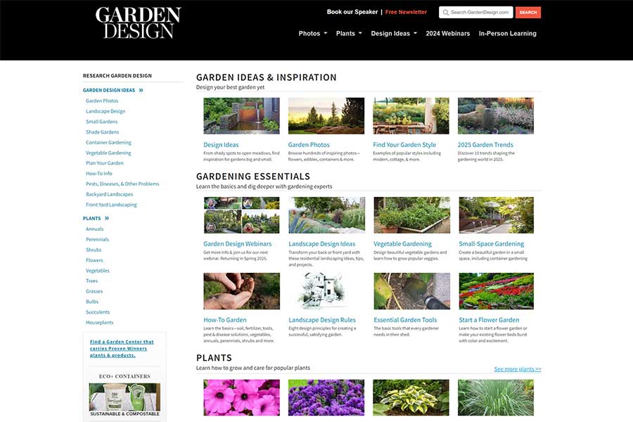 7 of the Best Resources for Garden Design & Landscaping Ideas